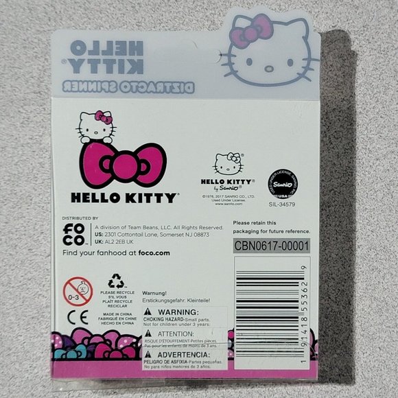 Sanrio | Toys | Hello Kitty Sanrio Diztracto Pink Polka Dot Printed ...